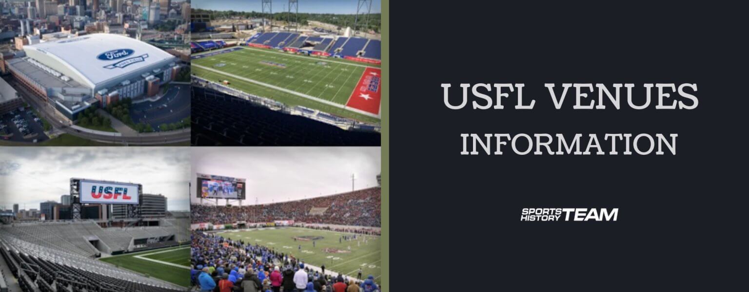USFL Venues | Information on Ford Field, Protective Stadium, Canton ...