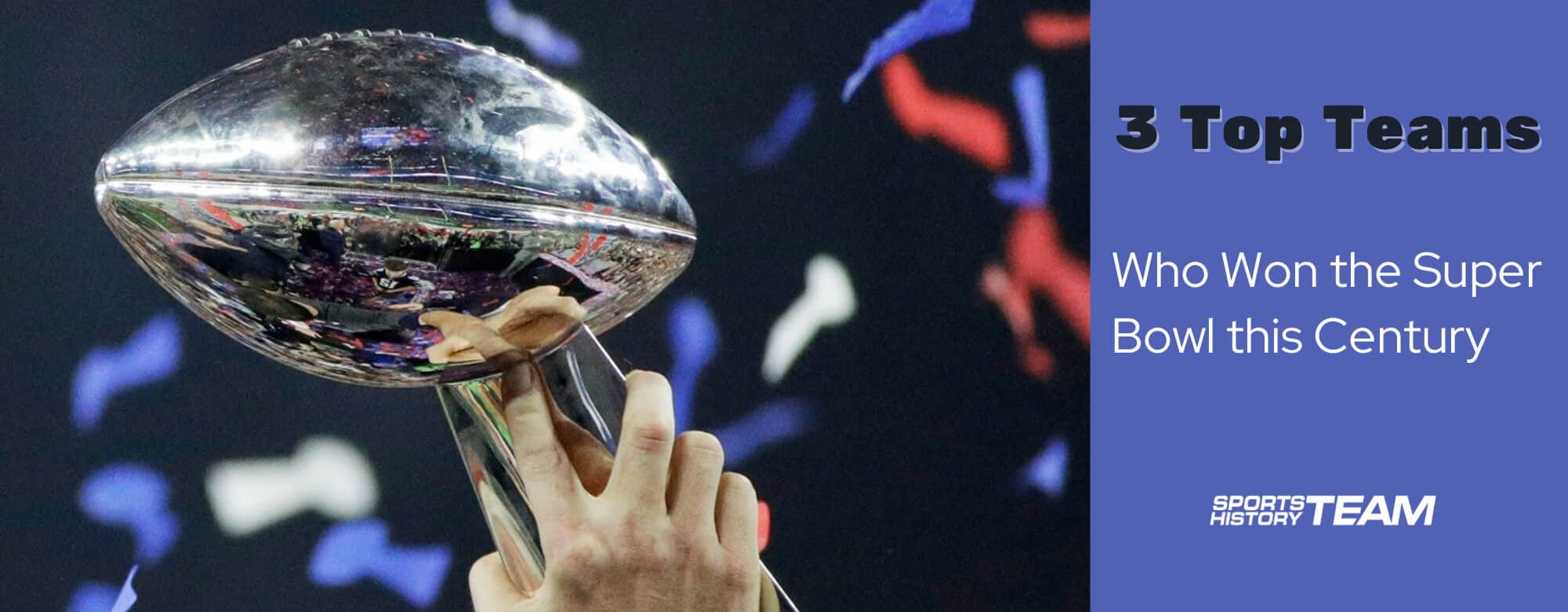 Top Three Teams Who Won the Super Bowl this Century | SPORTS TEAM HISTORY